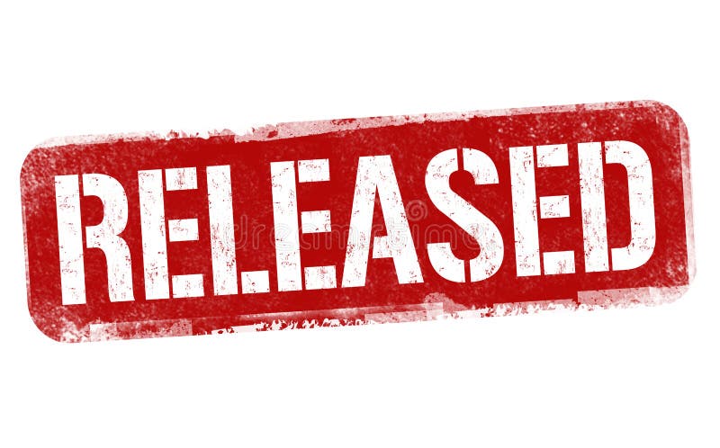 Released sign or stamp stock vector. Illustration of label - 160191409