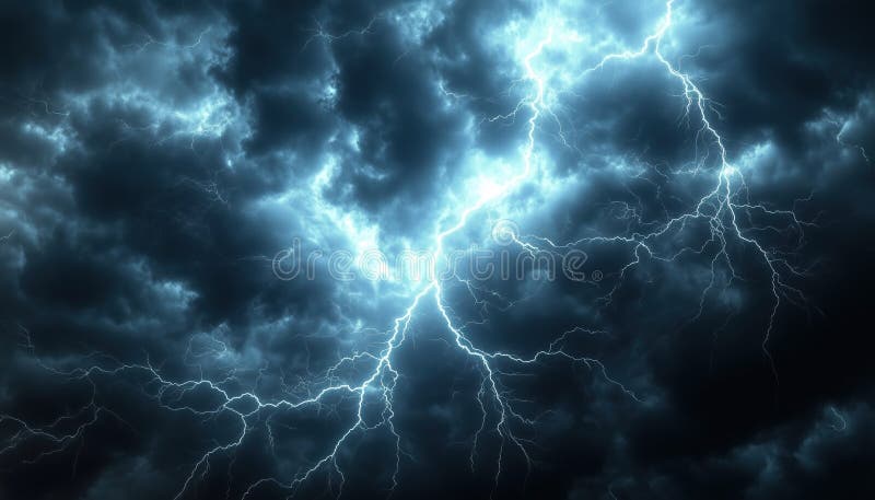 The Relentless Power of Lightning Stock Photo - Image of simple, flash ...