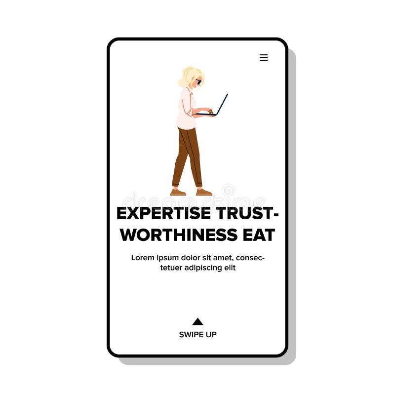 Reliability Expertise Trustworthinesss Vector Stock Vector ...