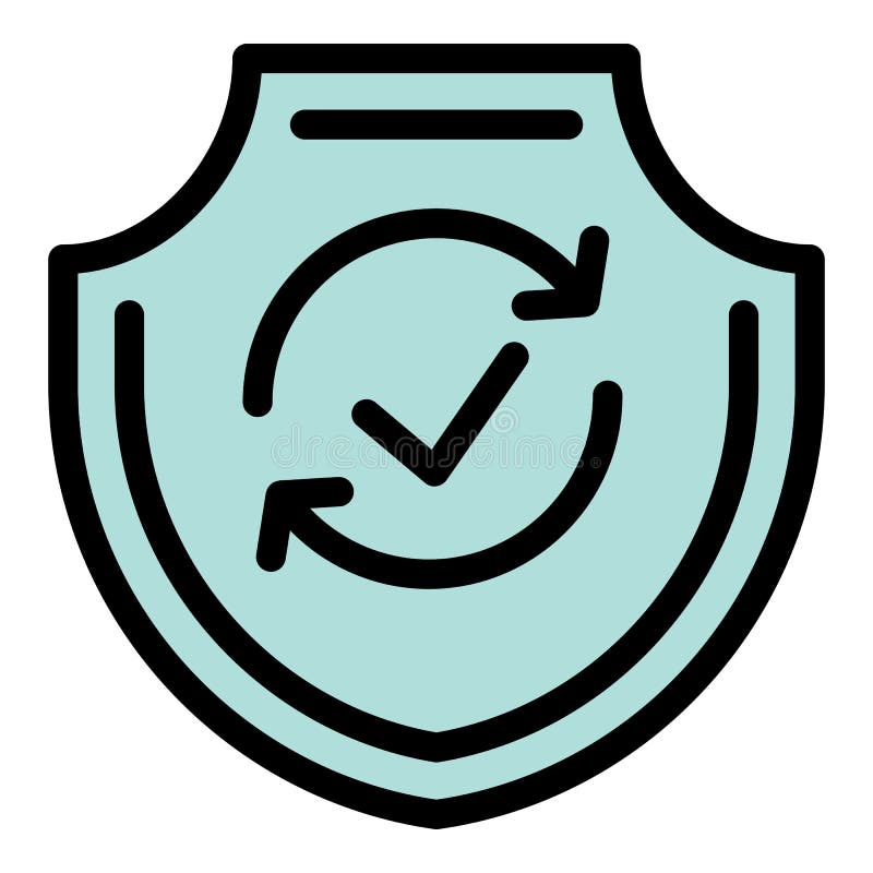 Reliability Icon Color Outline Vector Stock Vector - Illustration of ...