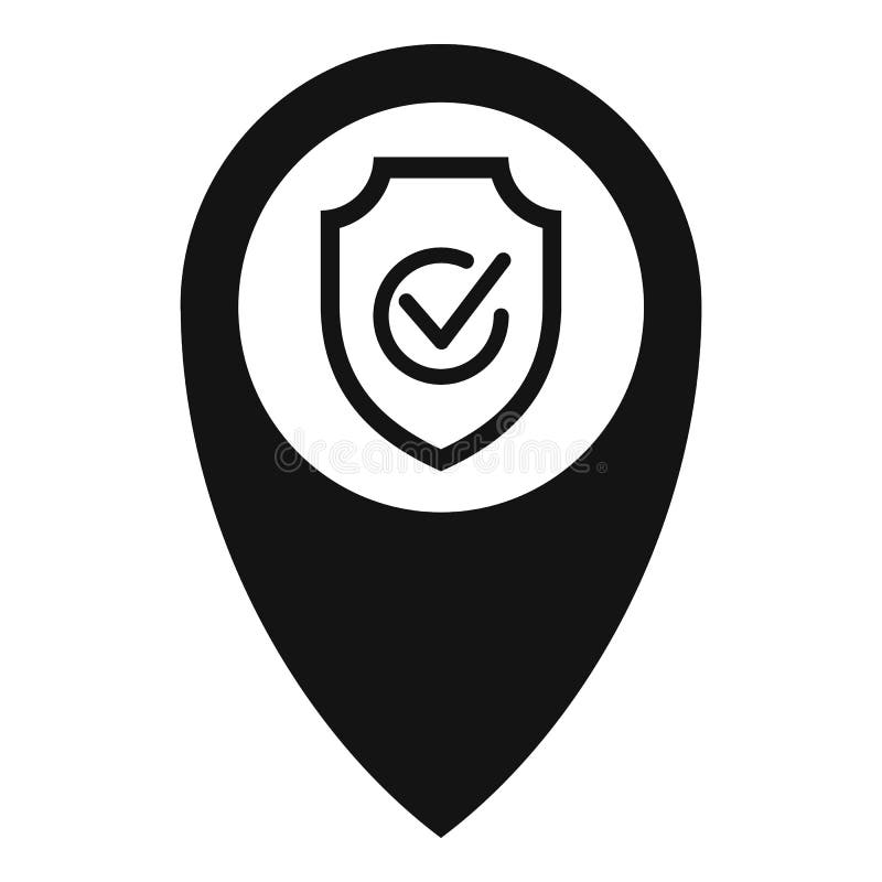 Reliability Location Icon Simple Vector. Fast Delivery Stock Vector ...