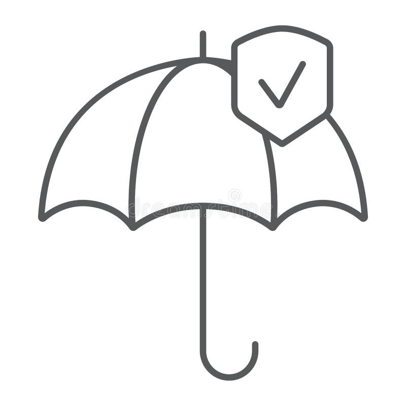 Reliability Thin Line Icon: Shield with Clock. Symbol of Support Stock ...