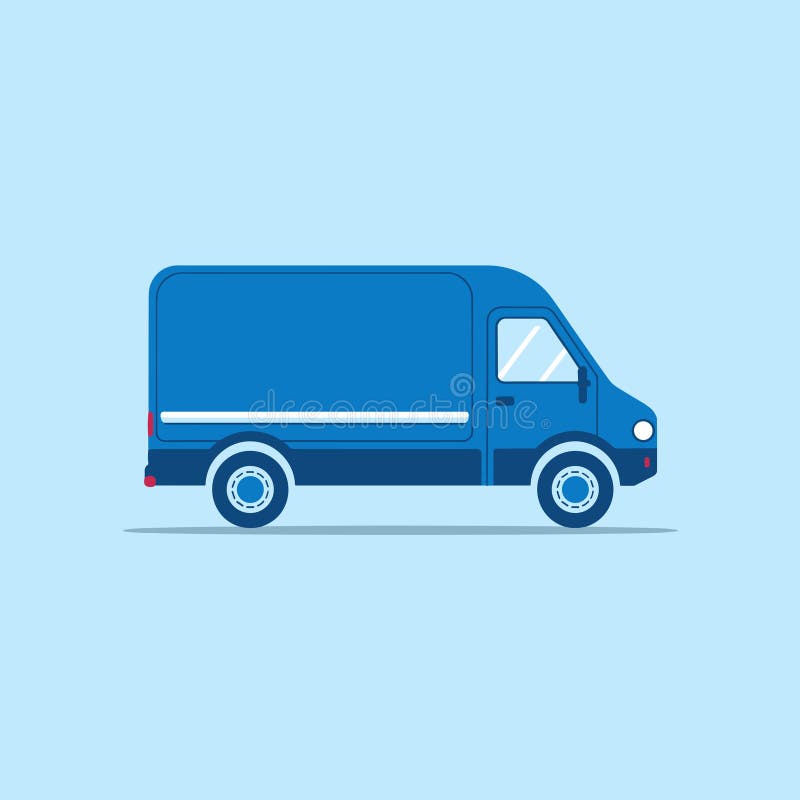 Reliable Cargo Van Built for Commercial Use Stock Image - Image of ...