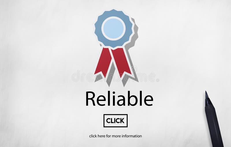 Reliable Commitment Consistency Dependable Concept Stock Illustration ... Reliable Commitment Consistency Dependable Concept Stock Illustration ...