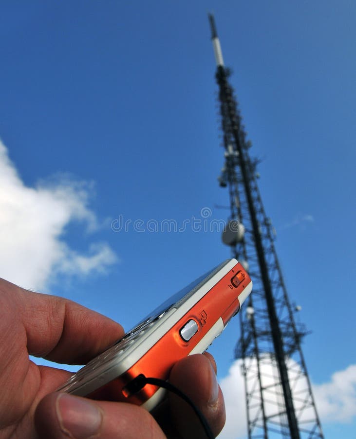 Reliable connection stock photo. Image of holding, cellphone - 6576464