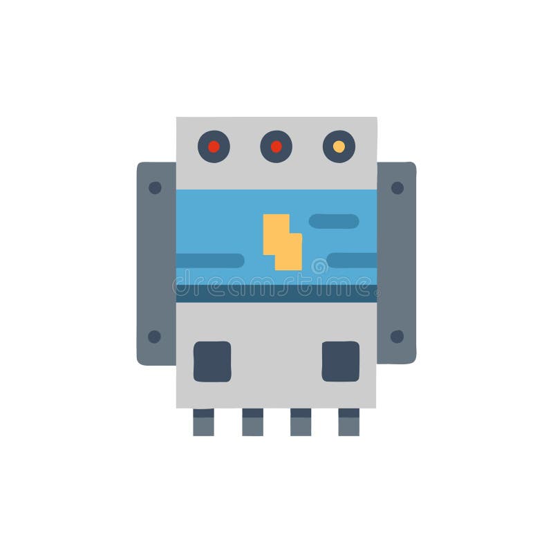 Reliable Electrical Contactor for Circuit Control Stock Illustration ...