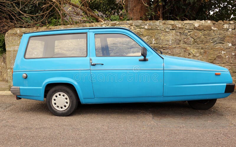 Reliant Robin stock image. Image of fibreglass, auto - 136019121