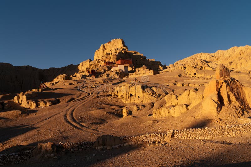 Relics of an Ancient Tibet Castle Stock Photo - Image of golden, castle ...