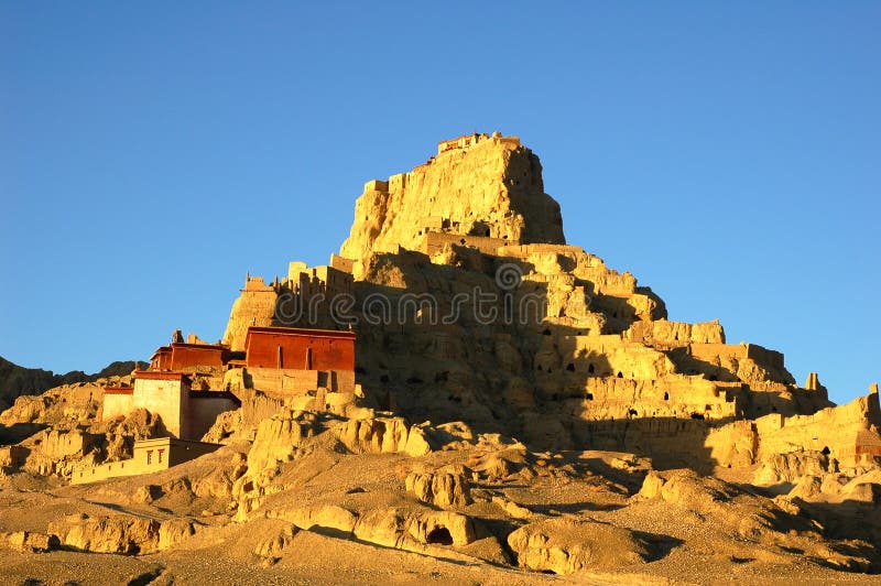 Relics of an Ancient Tibetan Castle Stock Photo - Image of traveling ...