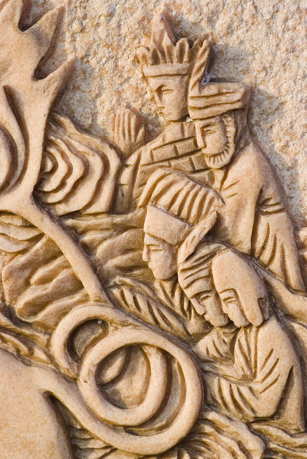 Relief stock image. Image of folk, icon, chapel, bodhisattva - 4181213