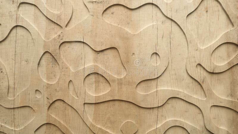 Relief Abstract Texture Made of Wood, Stone or Other Material. 3d ...