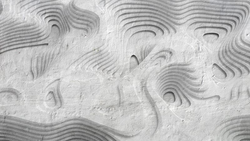 Relief Abstract Texture Made of Wood, Stone or Other Material. 3d ...