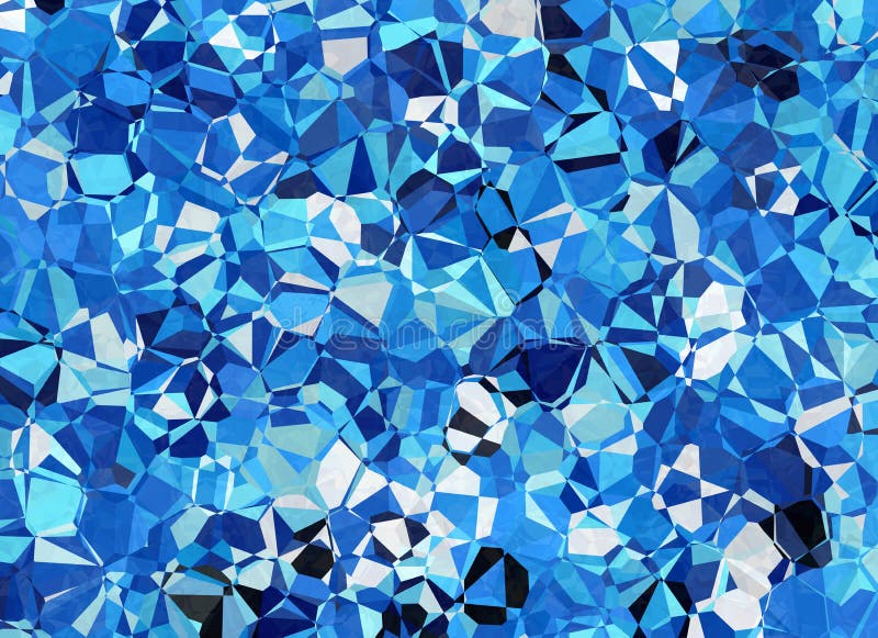 Relief Blue Crystal Backgrounds Texture Stock Illustration ...