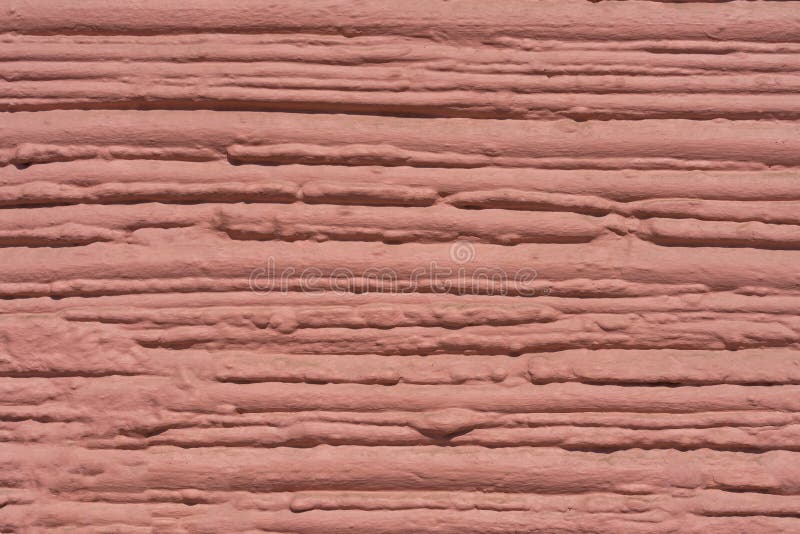 Relief Decorative Plaster Brown, Embossed Example of Application Stock ...