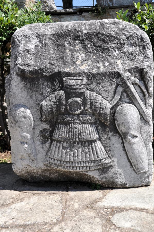 Relief of a Greek warrior stock image. Image of ancient - 65879095