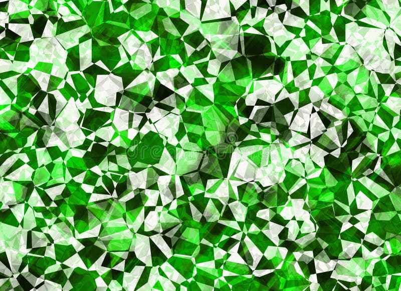 Relief Green Crystal Backgrounds Texture Stock Illustration ...