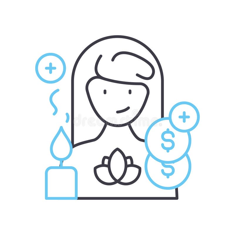 Relief Line Icon, Outline Symbol, Vector Illustration, Concept Sign ...