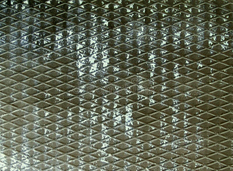 Relief on a metal surface stock photo. Image of form, rhombus - 7489742