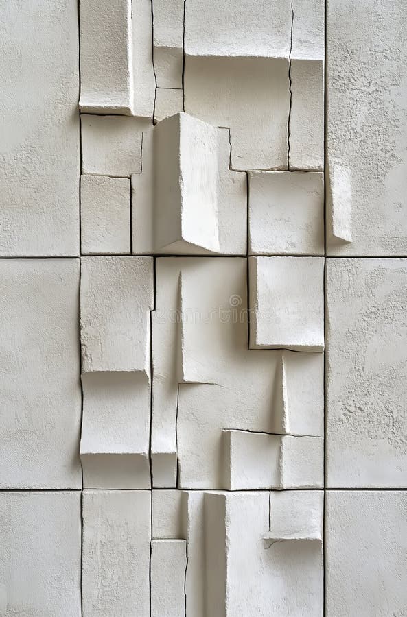 Relief with Protruding Elements. Stock Illustration - Illustration of ...