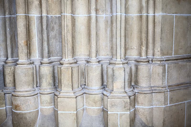 Relief columns stock image. Image of classic, carved - 196599981
