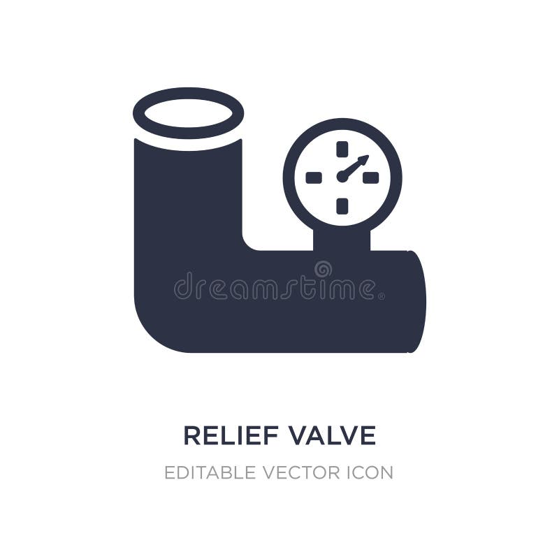 Relief Valve Icon on White Background. Simple Element Illustration from ...