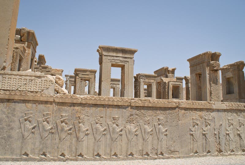 Persepolis Bas Relief stock photo. Image of archeology - 22571722
