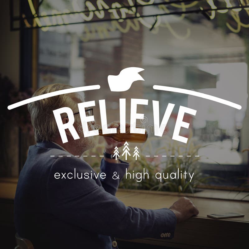 Relieve Relief Cure Aid Support Assistance Break Concept Stock Image ...