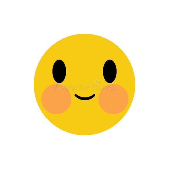 Relieved Expression Emoji Face Vector Design Art Stock Vector ...