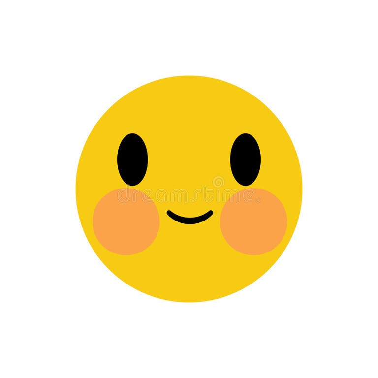 Relieved Expression Emoji Face Vector Design Art Stock Vector ...