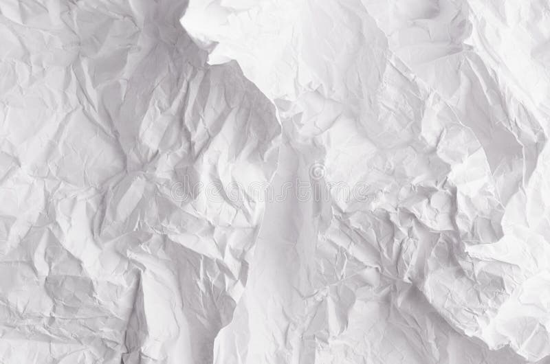 Crumpled Relievo Soft White Paper Texture. Stock Photo - Image of ...