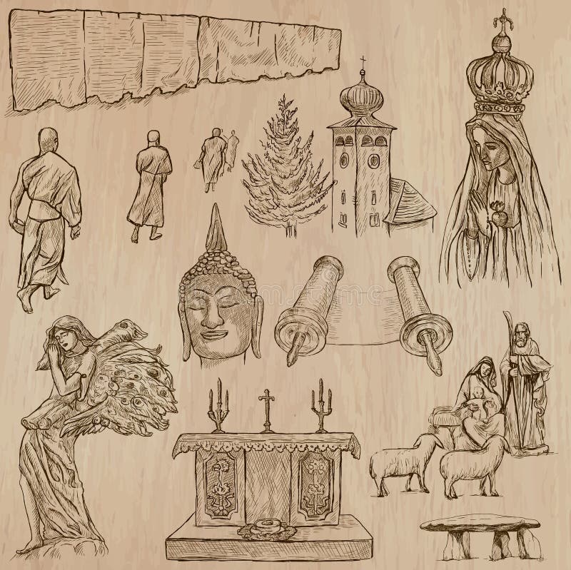 Collection of Monks, Priests and Religious Leaders of Catholic and ...