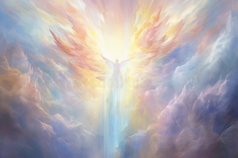 God Light Abstract Interpretation and Illustration. Generative AI Stock ...