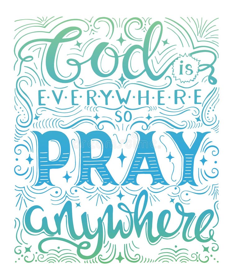 Ilustración De Letras Religiosas Ilustración del Vector - Ilustración ...