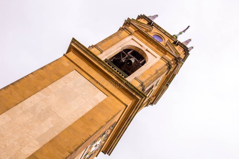 Religious Bell Tower stock photo. Image of signal, perspective - 121363656