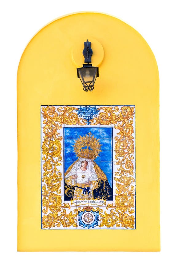 Religious ceramic tile stock photo. Image of church, ceramic - 46583794