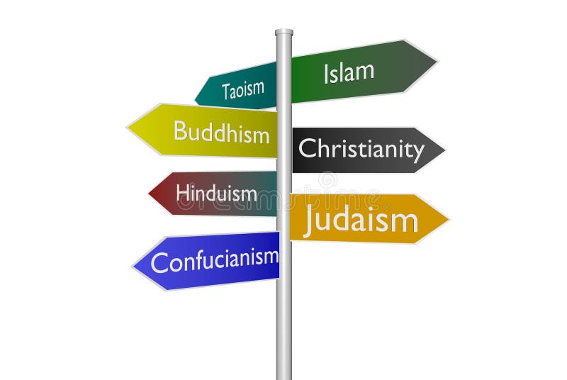 Religious Choices stock illustration. Illustration of theology - 27332225