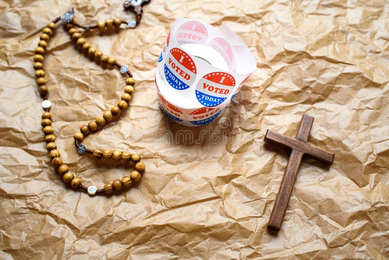 Religious Christians Also Vote during Presidential Elections Stock ...