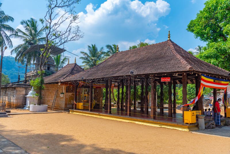 Religious Complex in Front of the Temple of the Sacred Tooth Rel Stock ...