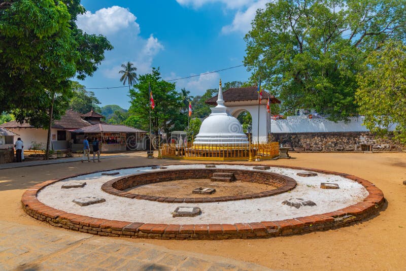 Religious Complex in Front of the Temple of the Sacred Tooth Rel Stock ...