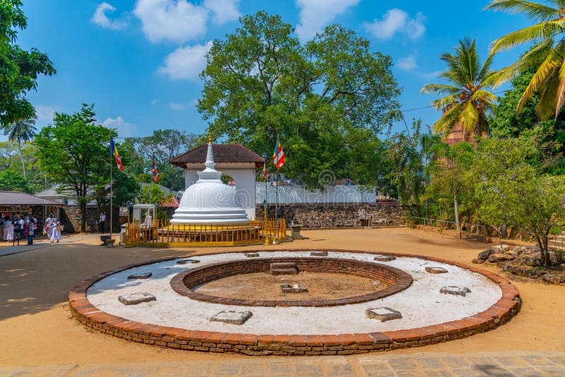 Religious Complex in Front of the Temple of the Sacred Tooth Rel Stock ...