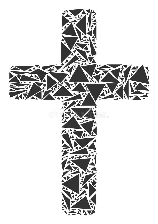 Cross Collage stock illustration. Illustration of pattern - 11589057