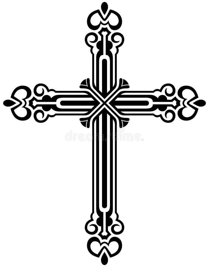 Religious Cross Design Collection Stock Vector - Illustration of ...