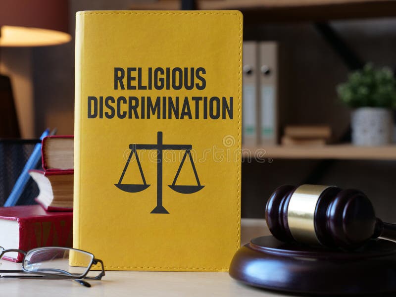 Religious Discrimination is Shown Using the Text on the Book and Photo ...