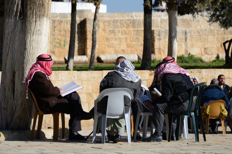 Religious Discussion editorial stock photo. Image of aqsa - 23787673