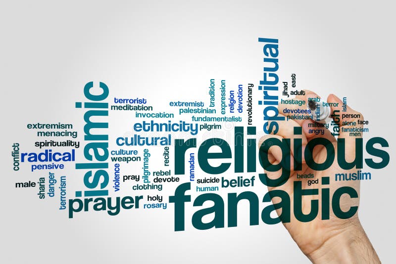 Religious Fanatic Word Cloud Stock Photo - Image of beads, invocation ...