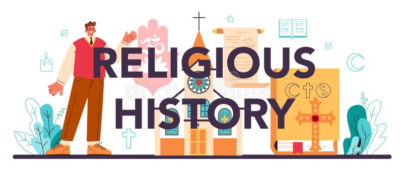 History Typographic Header Concept. History School Subject Stock Vector ...