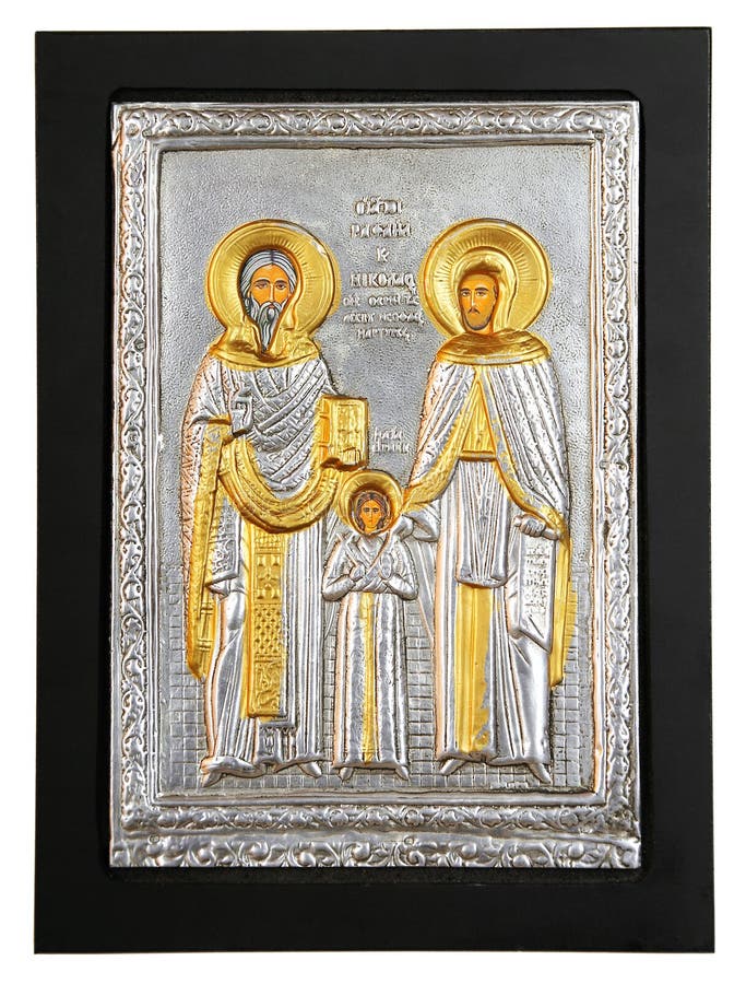 Religious icon stock photo. Image of religion, gold, bible - 29696402