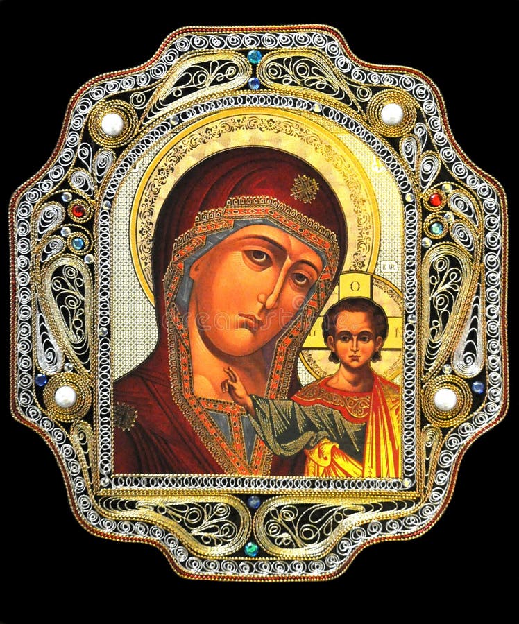 Religious icon stock image. Image of bible, mother, background - 49143433
