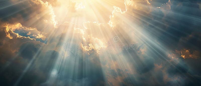 Religious Image - Bright Light from Heaven, Light of Hope and Happiness ...