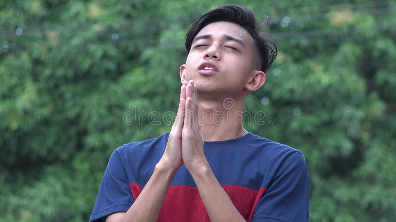 A Smiling Asian Teen Filipino Male Stock Footage Video Of Joyful